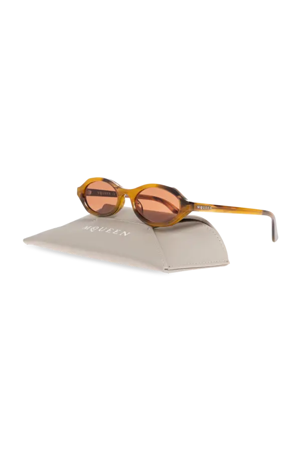 Alexander McQueen Oval Sunglasses