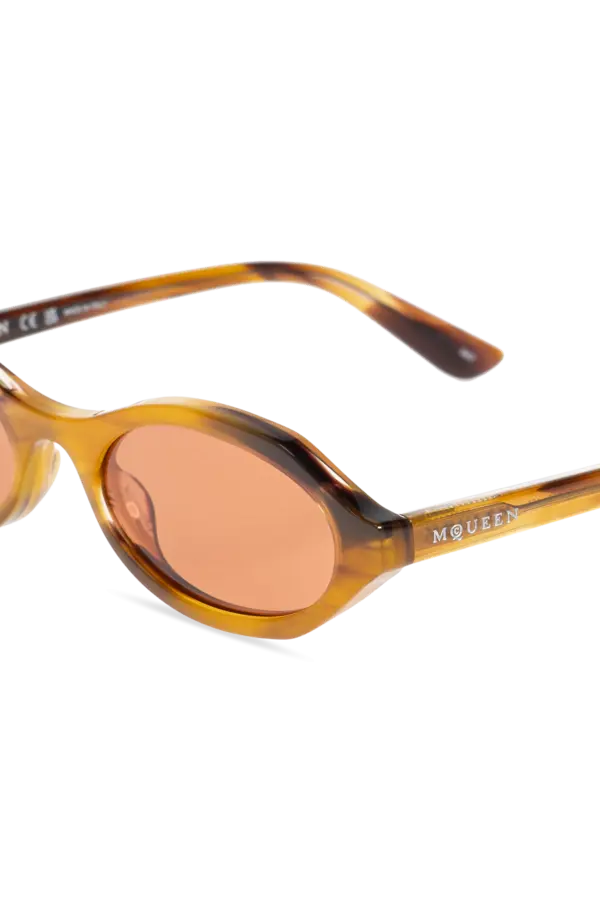 Alexander McQueen Oval Sunglasses