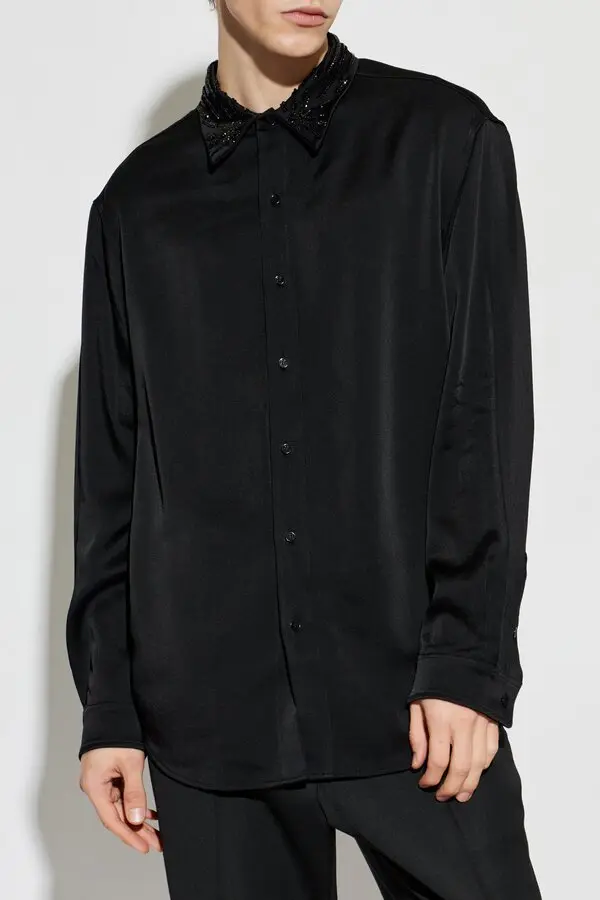 Balmain Shirt With Shimmering Sequins