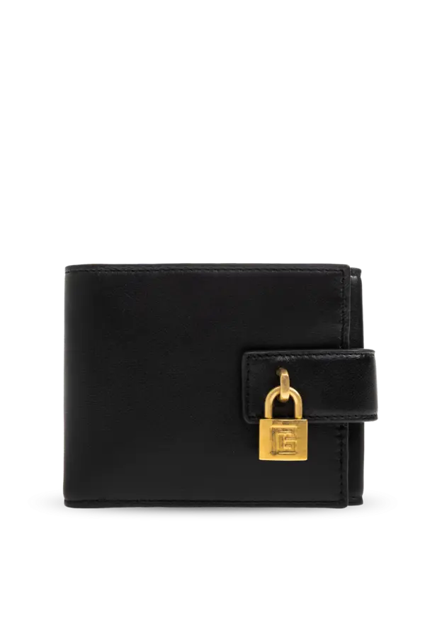 Balmain Leather Wallet - Black