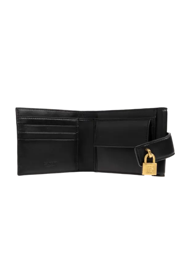 Balmain Leather Wallet - Black