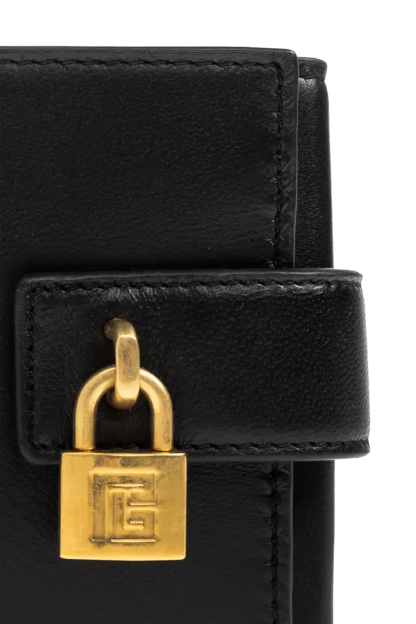 Balmain Leather Wallet - Black