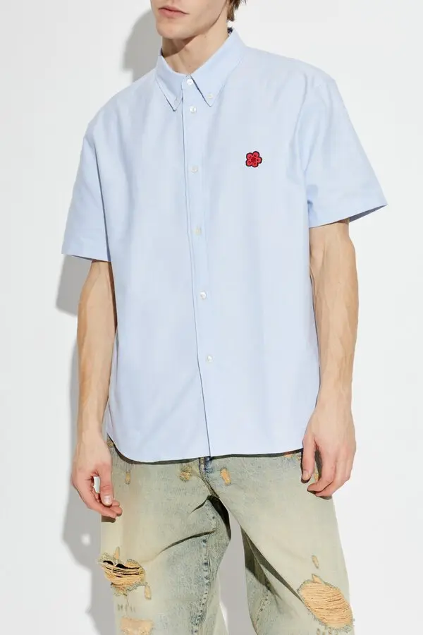 Kenzo Shirt With Patch - Blue
