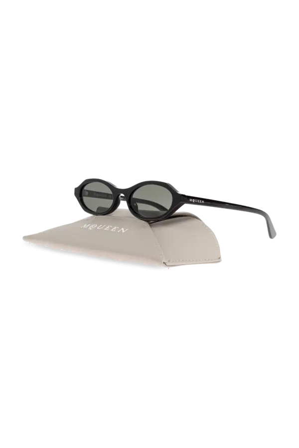 Alexander McQueen Oval Sunglasses