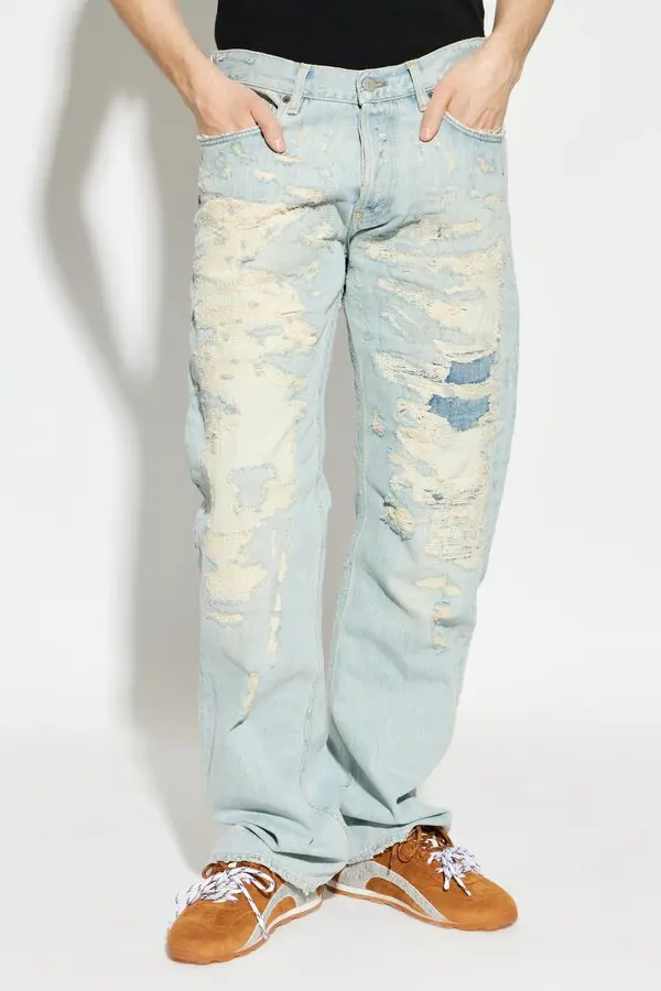 Acne Studios Jeans With 'vintage' Effect - Blue