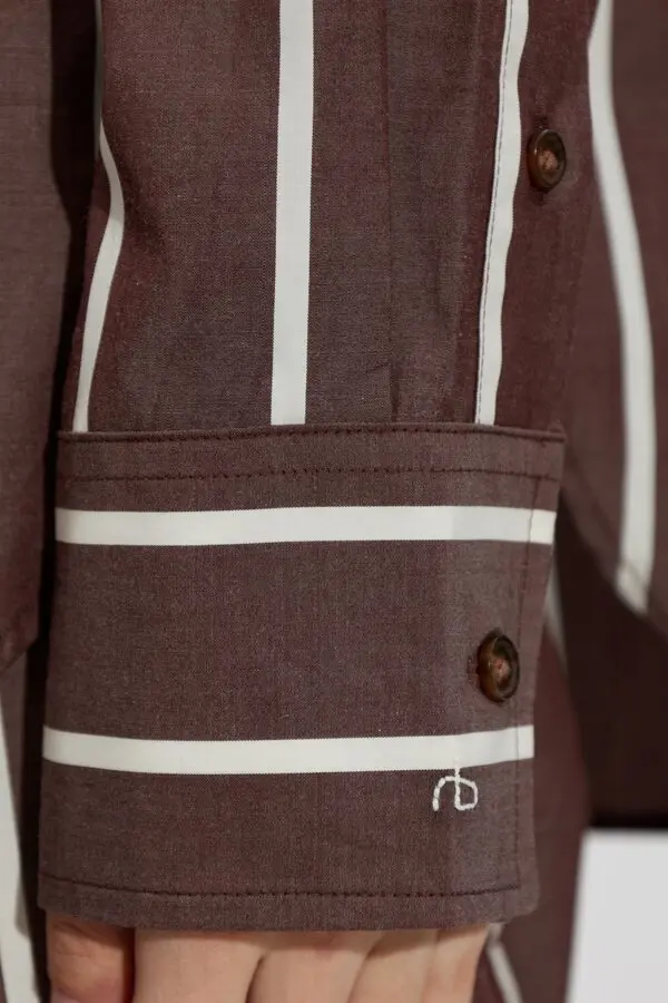 Rag & Bone Striped Shirt - Brown