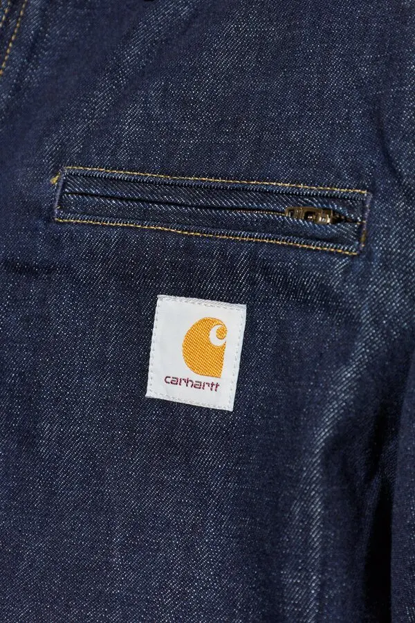 Carhartt Work In Progress Og Detroit Denim Jacket - Navy Blue