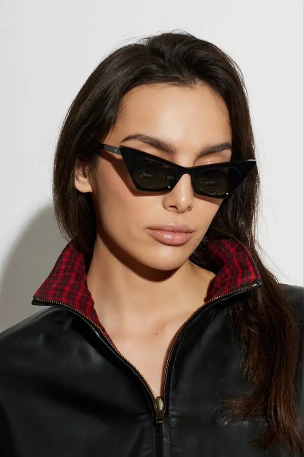 Alexander McQueen Cat-eye Sunglasses - Black