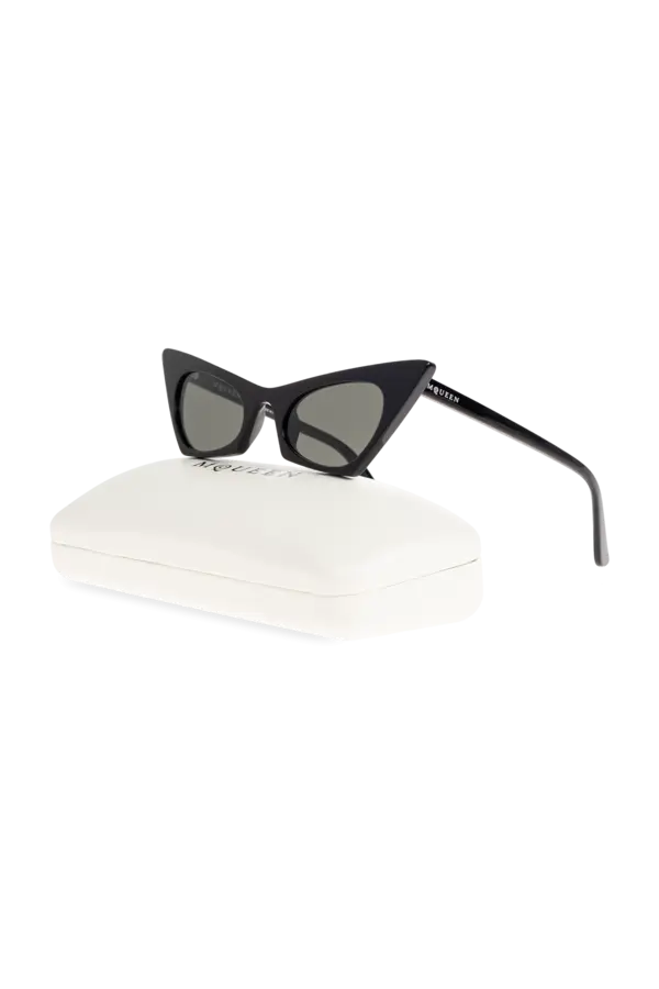 Alexander McQueen Cat-eye Sunglasses - Black