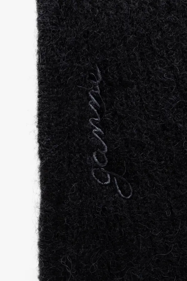 GANNI Wool Hood With Ties