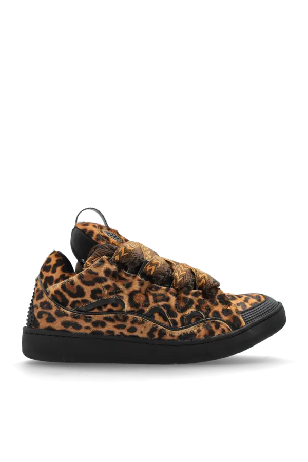 LANVIN Curb Low-top Sneakers - Brown