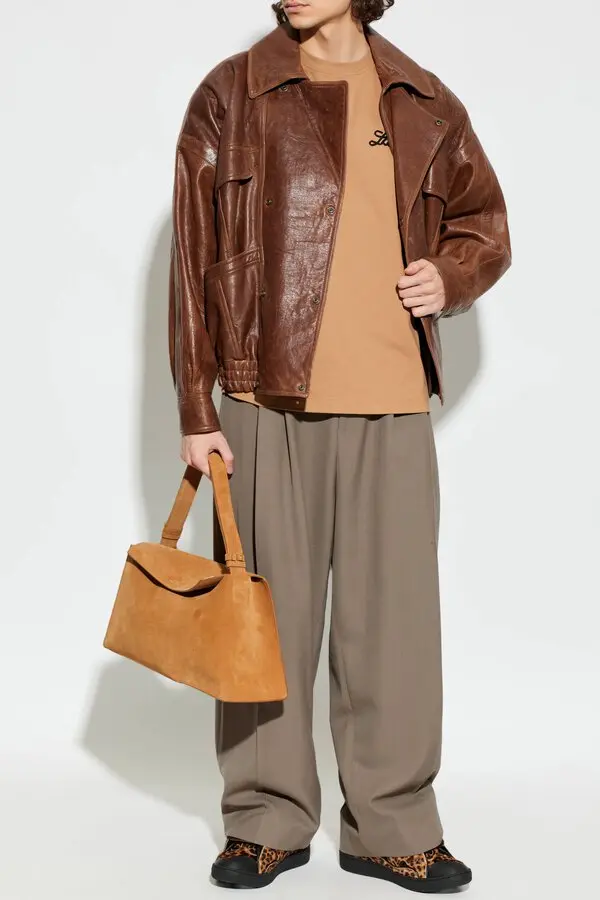 LANVIN Curb Low-top Sneakers - Brown