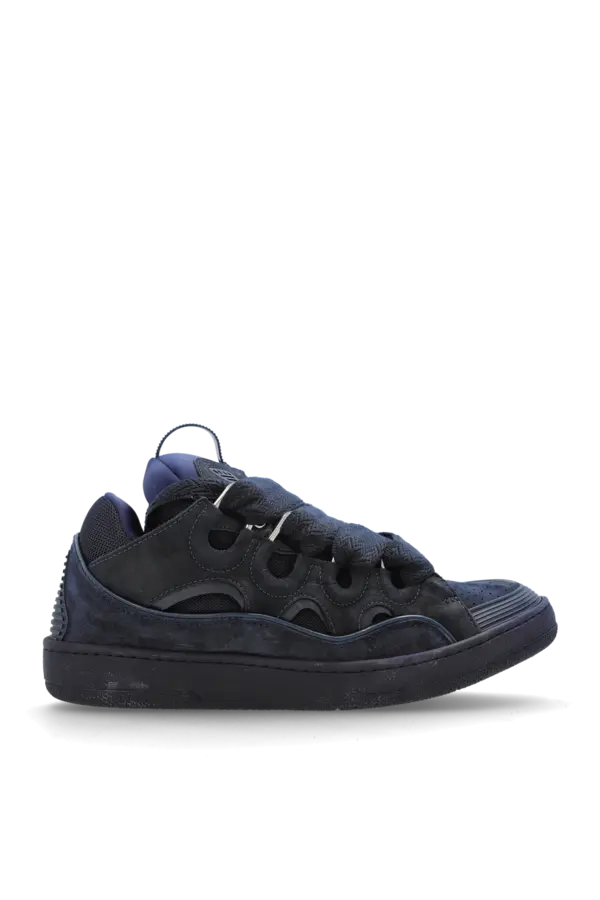LANVIN Curb Sneakers - Navy Blue