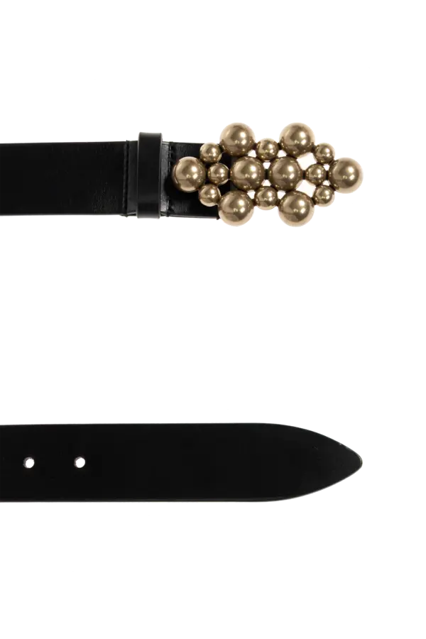 Isabel Marant Étoile Vickia Leather Belt - Black