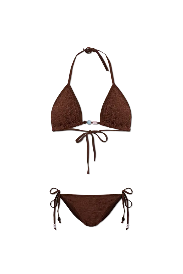 Hunza G Gina Two-piece Swimsuit - Brown