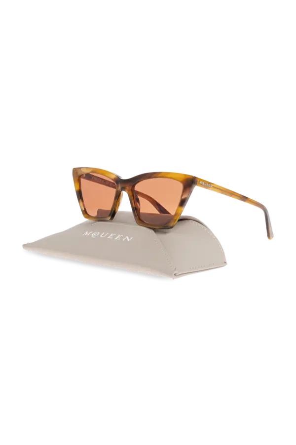 Alexander McQueen Cat-eye Sunglasses - Orange