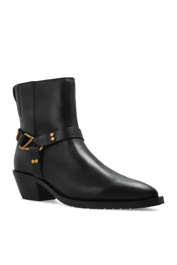 ALLSAINTS Fox Heeled Ankle Boots