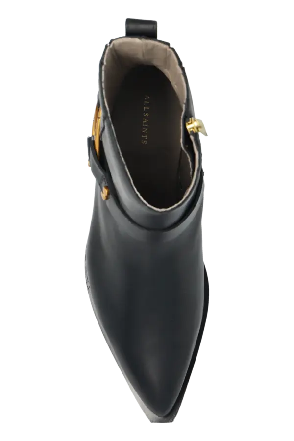 ALLSAINTS Fox Heeled Ankle Boots