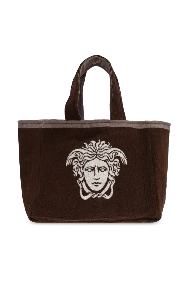 Versace Beach Bag Shopper Type - Brown