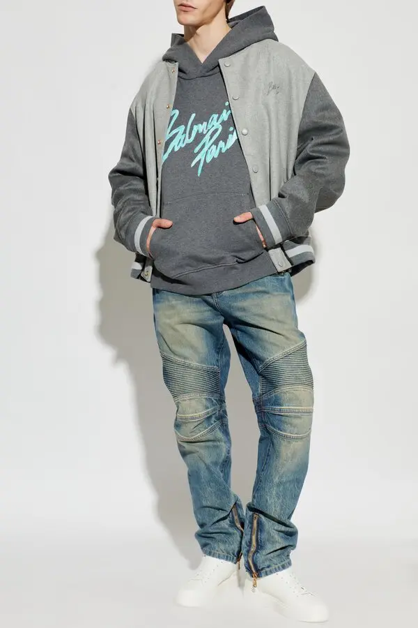 Balmain Sweatshirt With Printed Logo