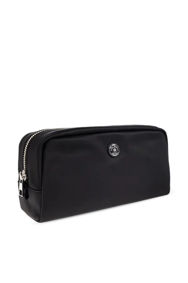 Tory Burch Cosmetic Bag With Logo - Black