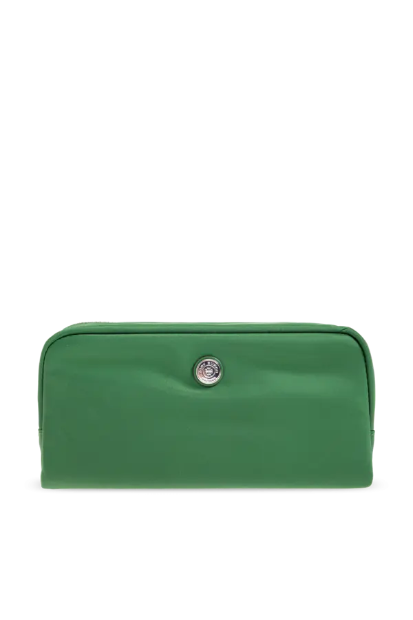 Tory Burch Logo Cosmetic Bag - Green