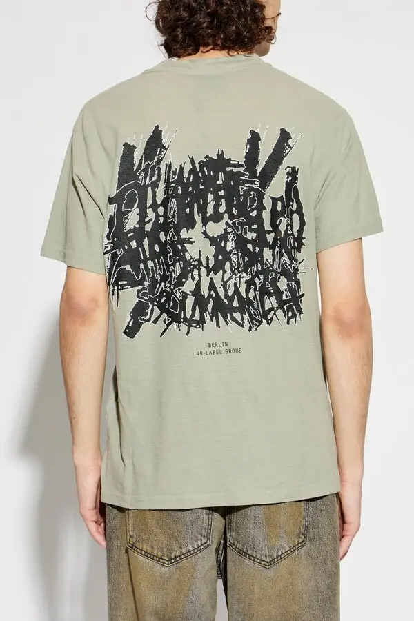 44 LABEL GROUP T-shirt With Printed Logo - Green