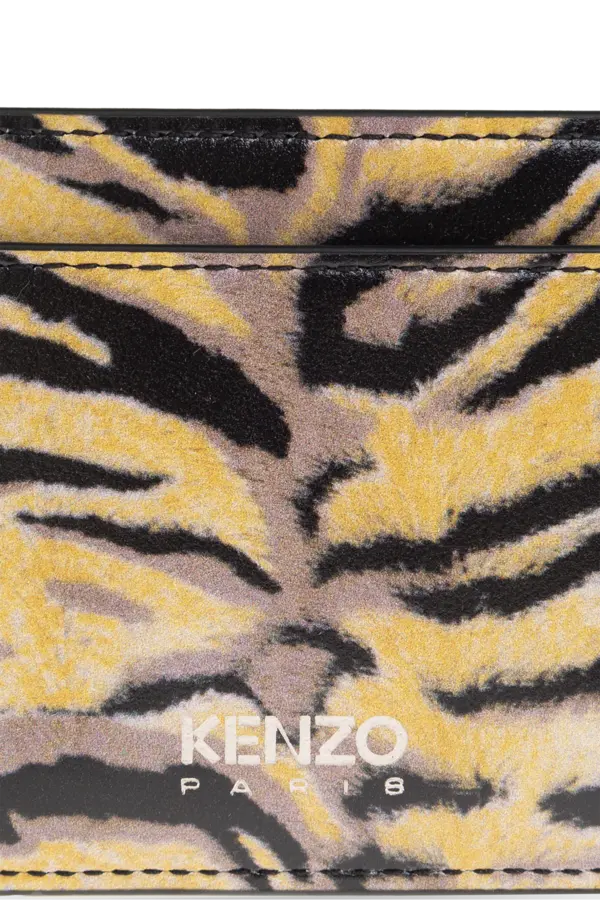 Kenzo Leather Cardholder With Logo