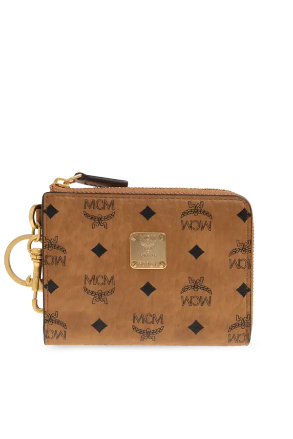 Mcm Wallet With Logo - Brown
