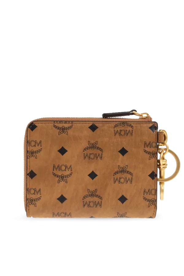 Mcm Wallet With Logo - Brown