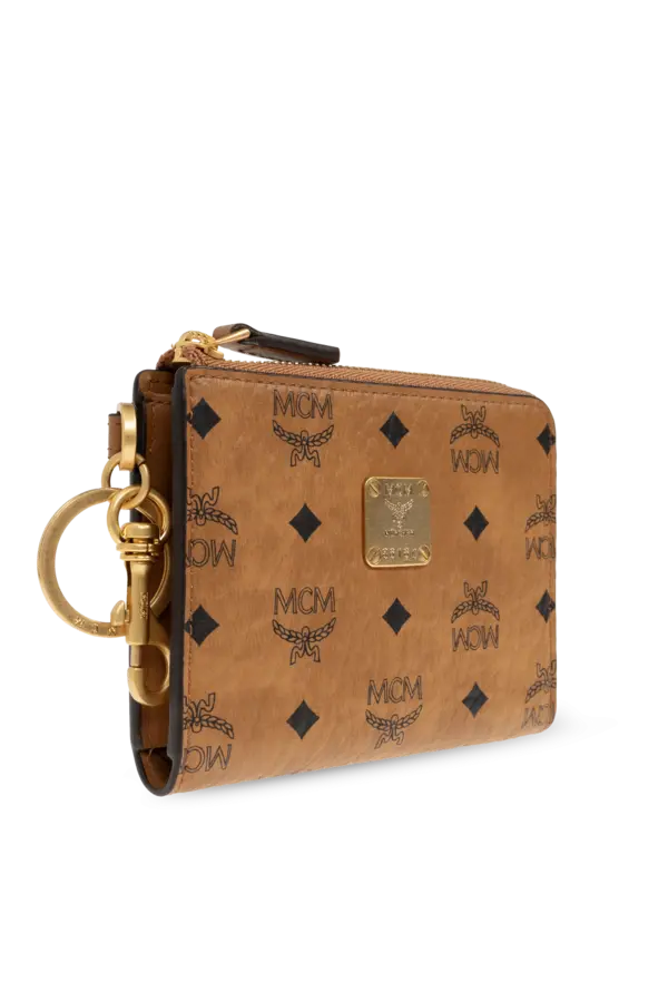 Mcm Wallet With Logo - Brown