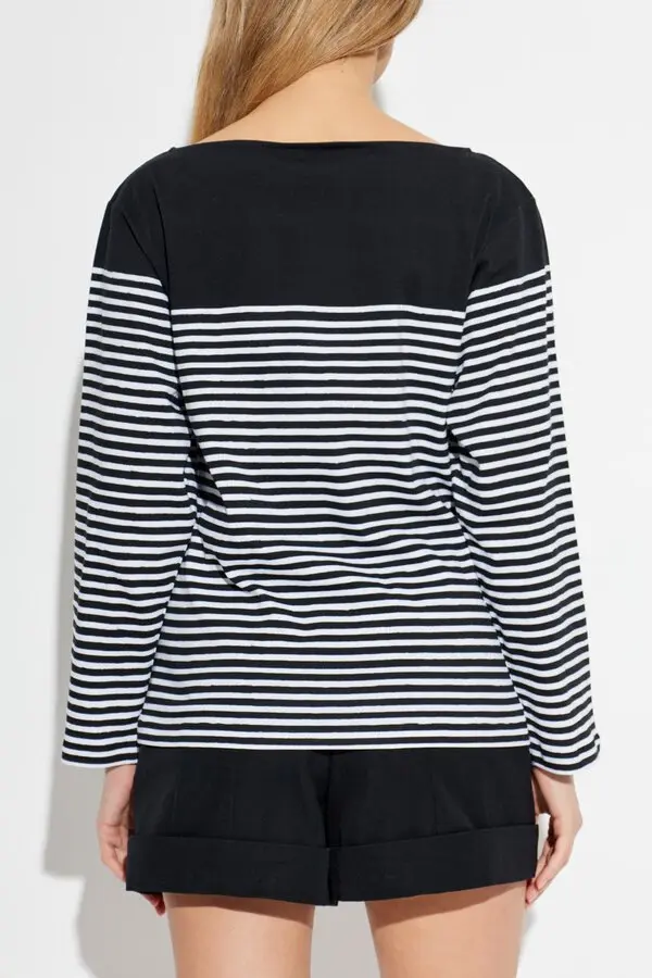 Balmain Striped Pattern Top