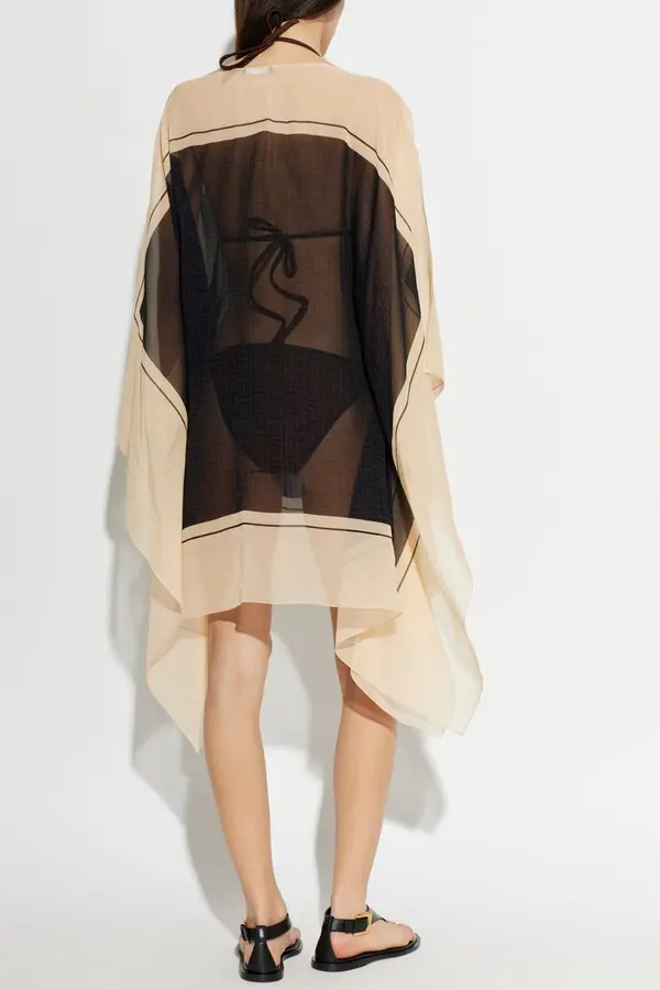 Balmain Silk Poncho