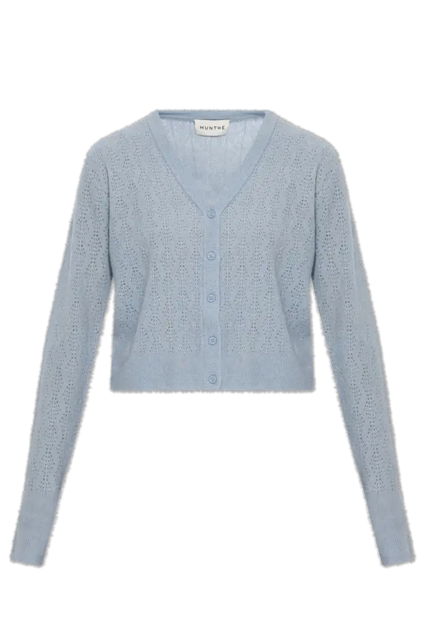 Munthe Byrd Cardigan - Light Blue