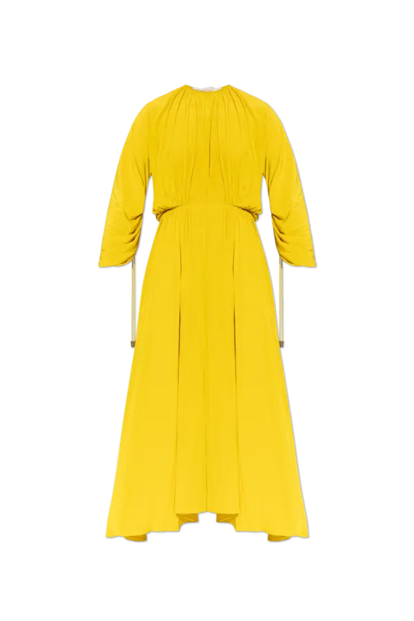 LANVIN Loose-fit Maxi Dress - Yellow