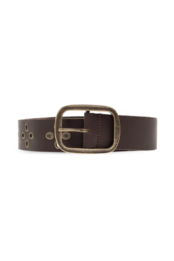 Dsquared2 Leather Belt With Studs - Brown