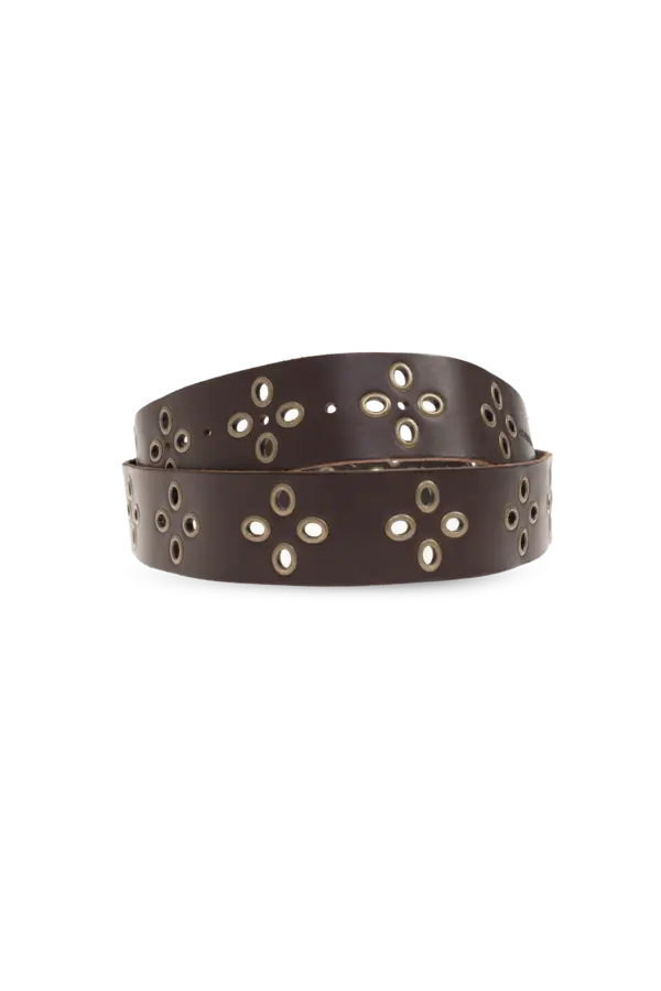 Dsquared2 Leather Belt With Studs