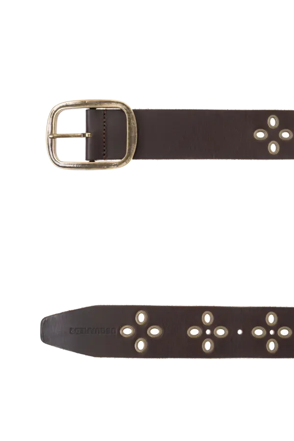 Dsquared2 Leather Belt With Studs