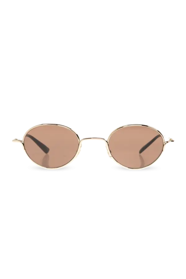 Alexander McQueen Oval Sunglasses - Brown