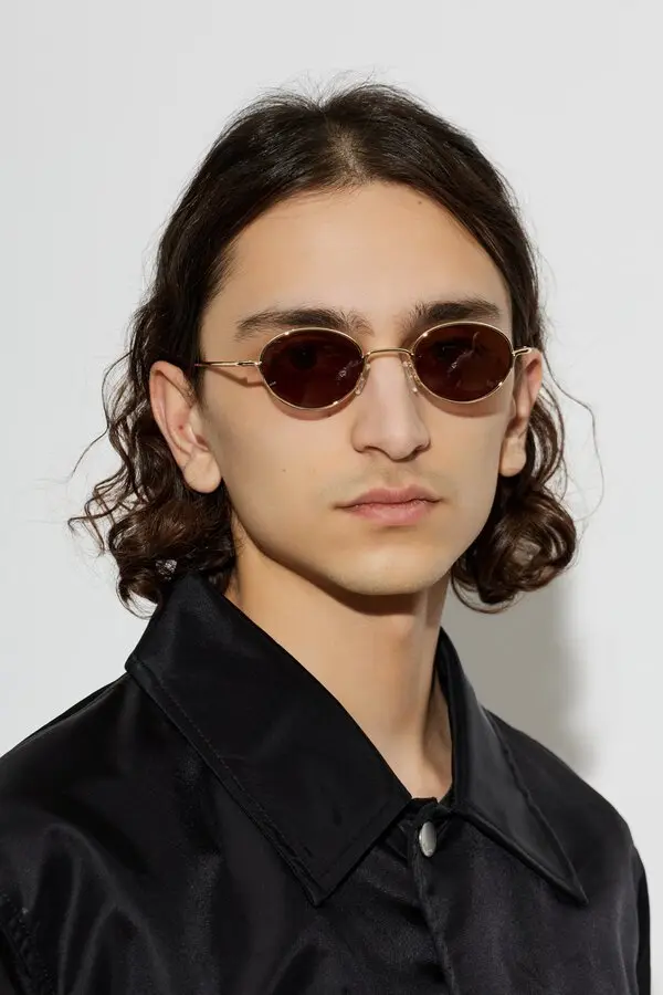 Alexander McQueen Oval Sunglasses - Brown