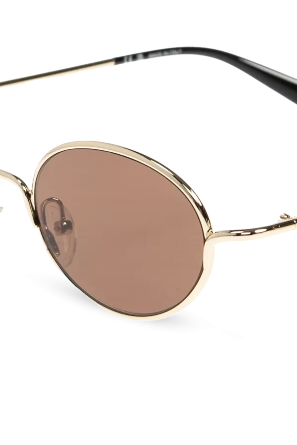 Alexander McQueen Oval Sunglasses - Brown