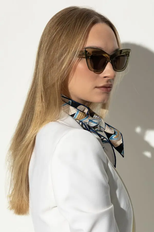 Alexander McQueen Cat Eye Sunglasses