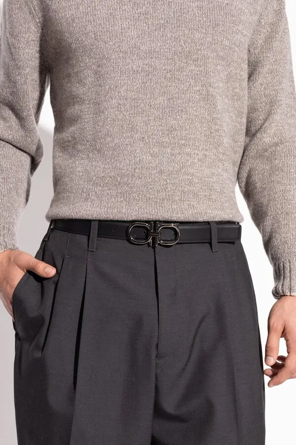 FERRAGAMO Double-sided Belt - Brown