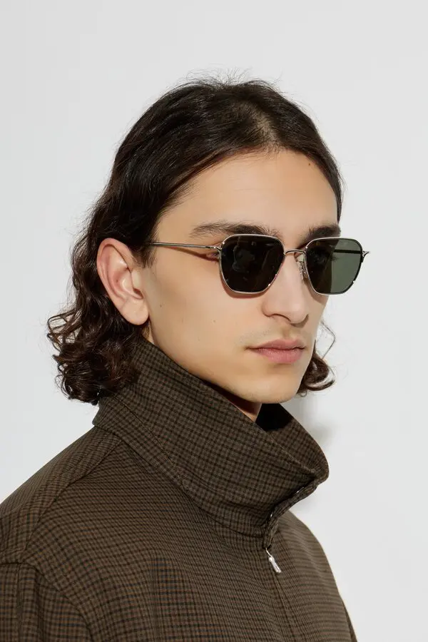 Alexander McQueen Square Frame Sunglasses - Silver