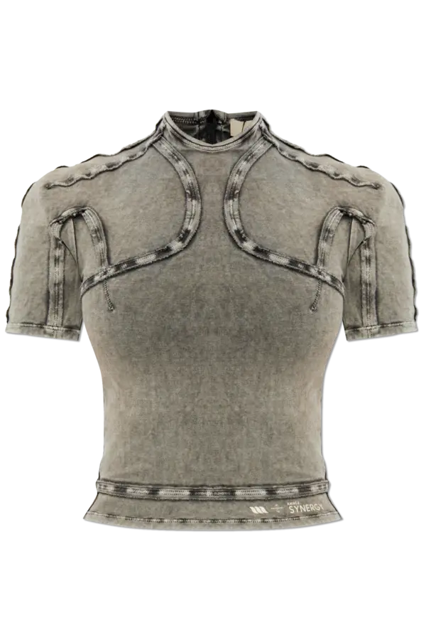 KNWLS Scuba Turtleneck Top - Grey