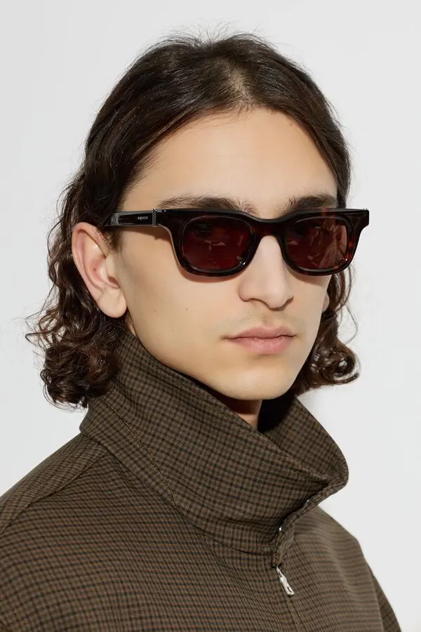 Alexander McQueen Tortoiseshell Sunglasses - Brown