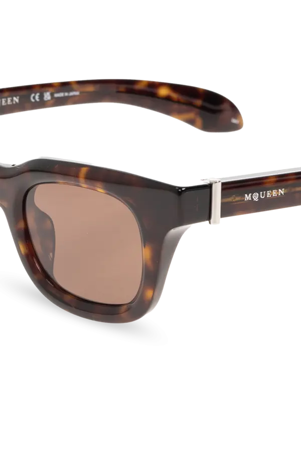 Alexander McQueen Tortoiseshell Sunglasses - Brown