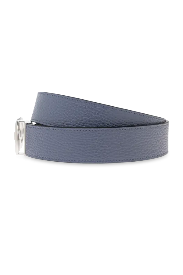 FERRAGAMO Double-sided Belt - Grey