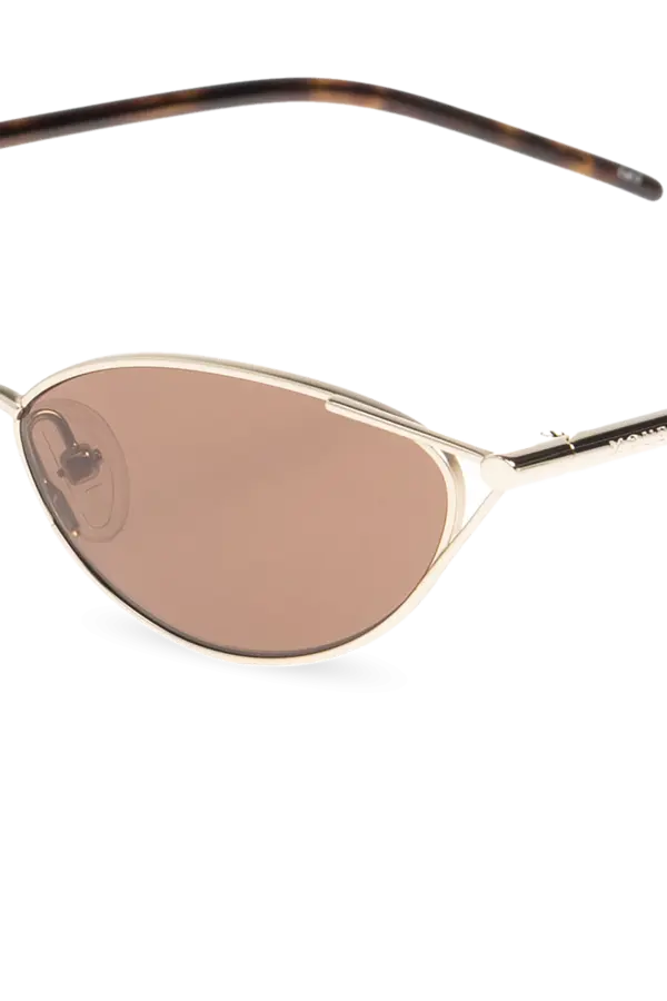 Alexander McQueen Sunglasses With Case - Gold