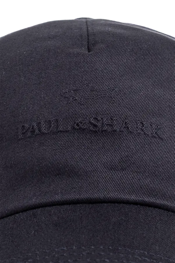 Paul & Shark Logo Cap - Black